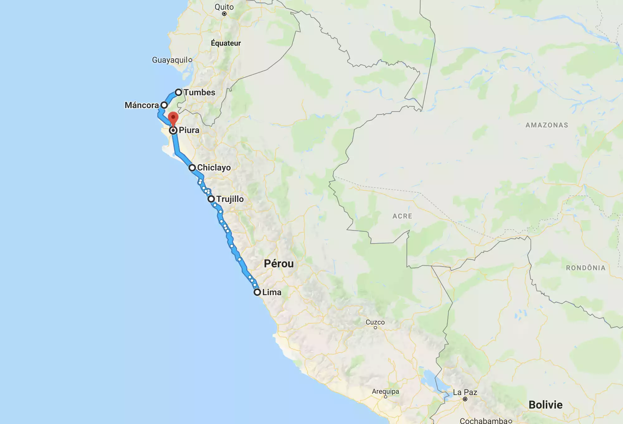 1-week itinerary in Northern Peru along the ocean - Best Itinerary